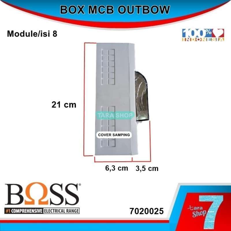 Jual Boss Bmes8trbk Outbow Mcb Box Transp Isi 8 Di Seller Tara Online ...