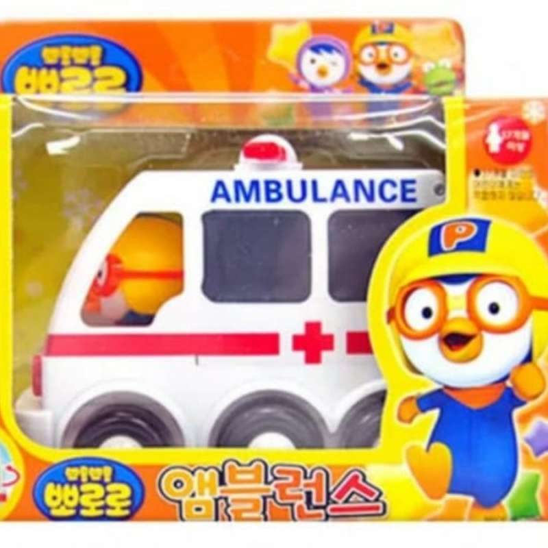 Promo Pororo Ambulance Original/Mainan Anak Pororo Diskon 23% di Seller ...