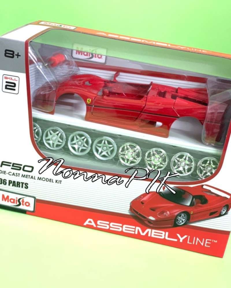 Promo Maisto 1:24 Build Your Own Diecast Ferrari F50 Kit Diskon 23% di ...