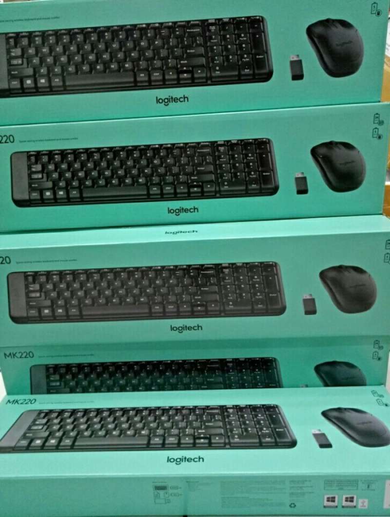 Promo Logitech Wireless Combo Keyboard Mouse Mk220 Resmi Logitect Multicolor Diskon 23 Di