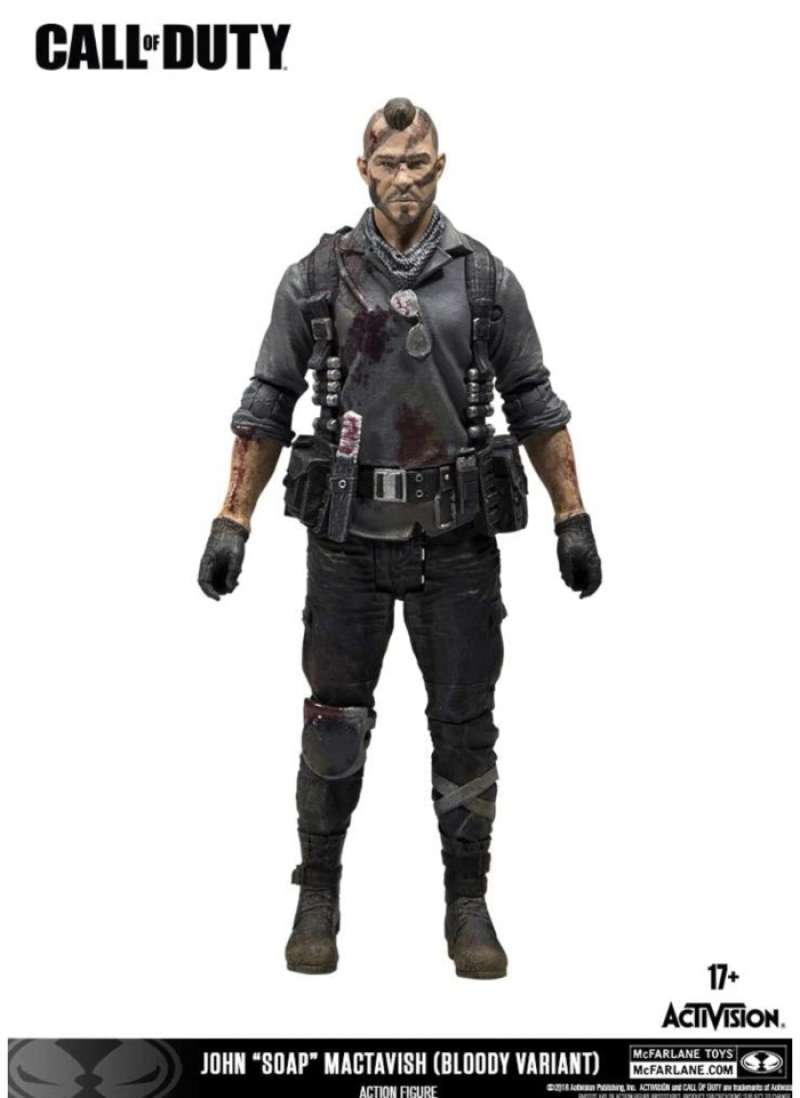 Promo McFarlane Toys Call of Duty SOAP John Mactavish Action Figure ...
