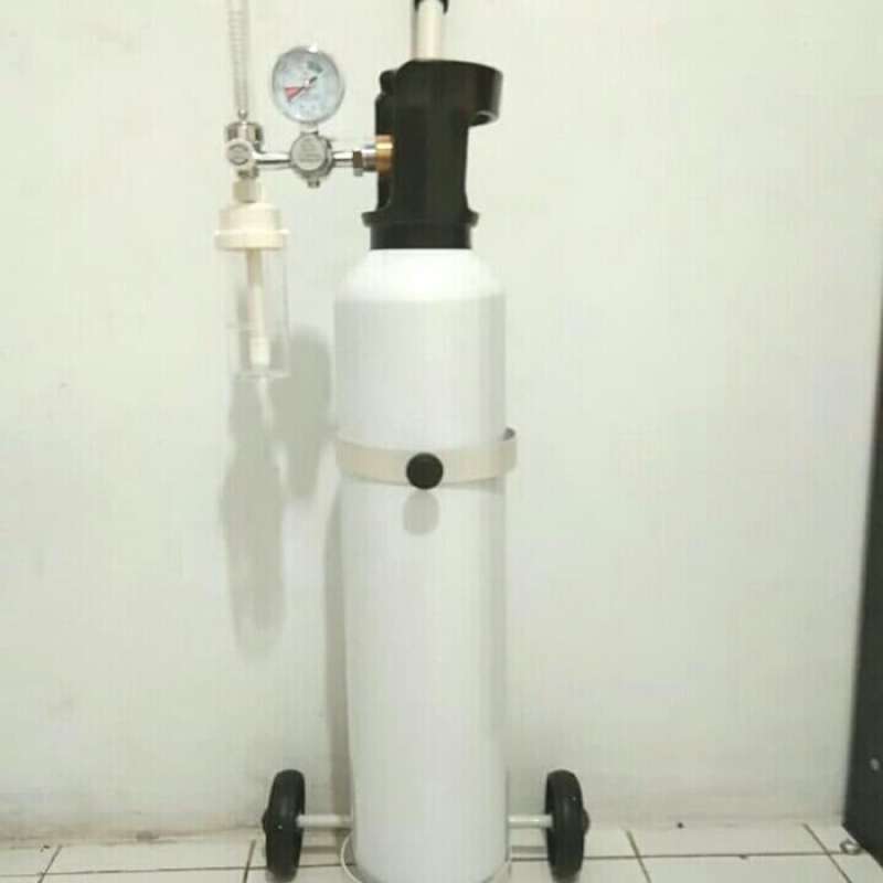 Jual Tabung Oksigen Lengkap 1m3 Set(tabung+troli+regulator) Di Seller ...