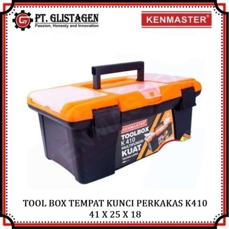 Promo Tool Box Besar Kotak Perkakas Tool Kit Toolbox Plastik Kenmaster ...