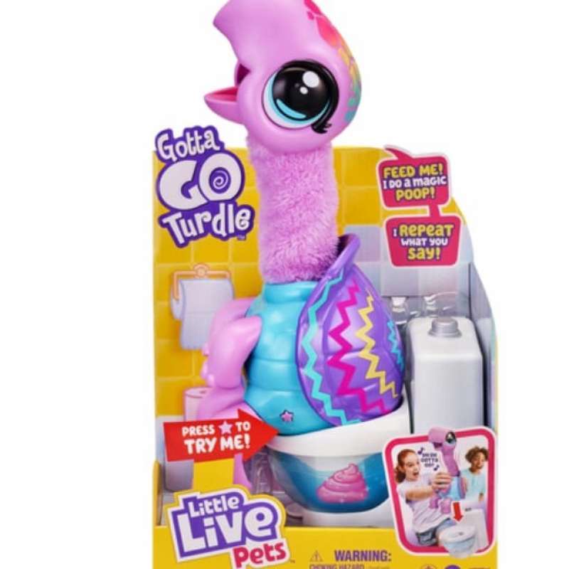 Promo Little Live Pets Gotta Go Turdle / Little Live Pets Gotta Go ...
