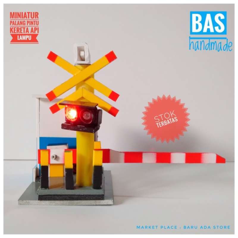 Promo Palang Pintu Kereta Api Miniatur Handmade Diskon 30% di Seller ...