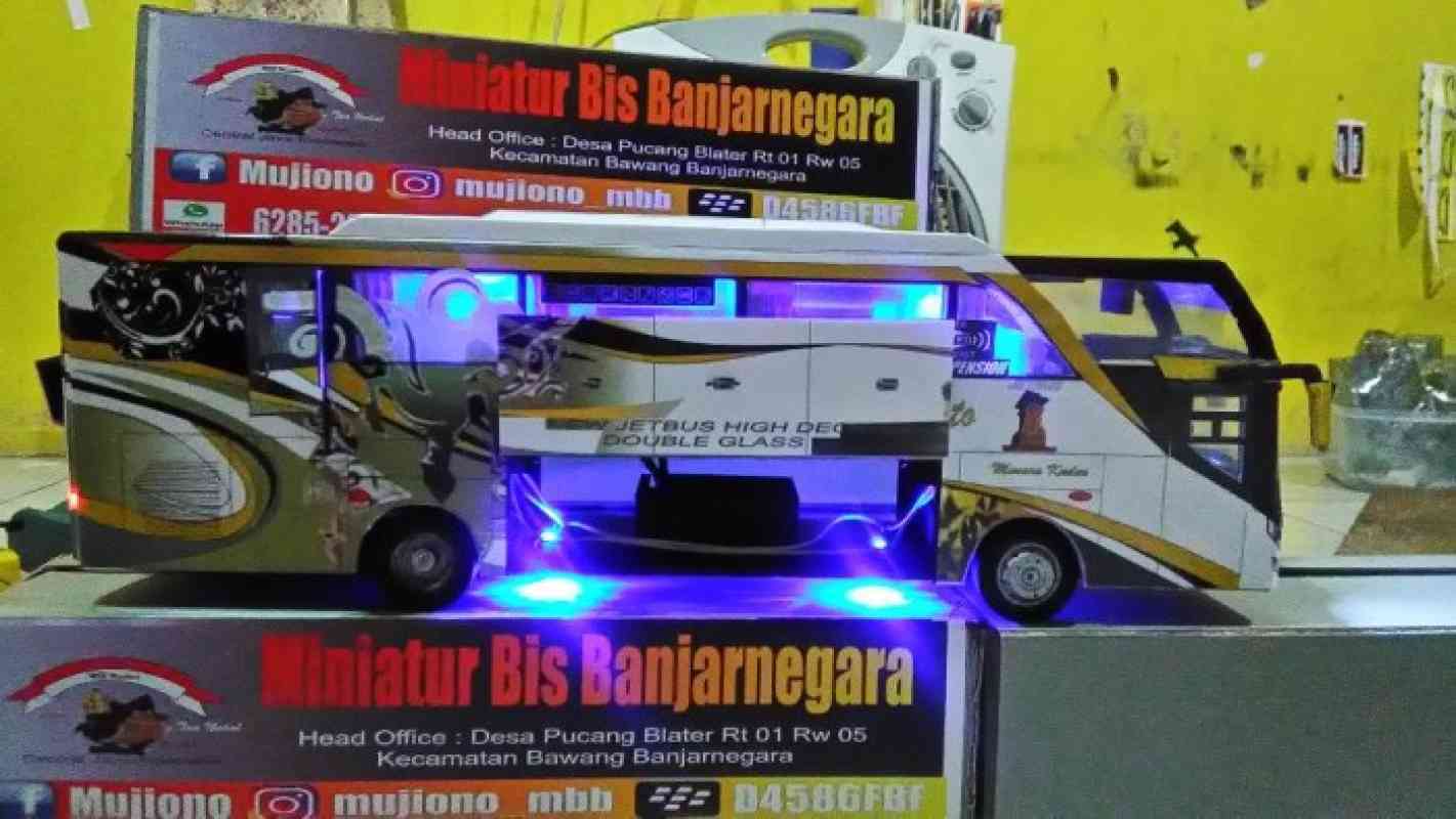 Promo Miniatur bis banjarnegara haryanto shd wayang new skala 30 BUS Diskon 26% di Seller Puas ...