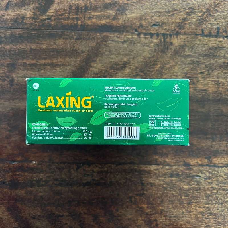 Jual Laxing Membantu Buang Air Besar Strip Isi 10 Kapsul Di Seller Apt ...