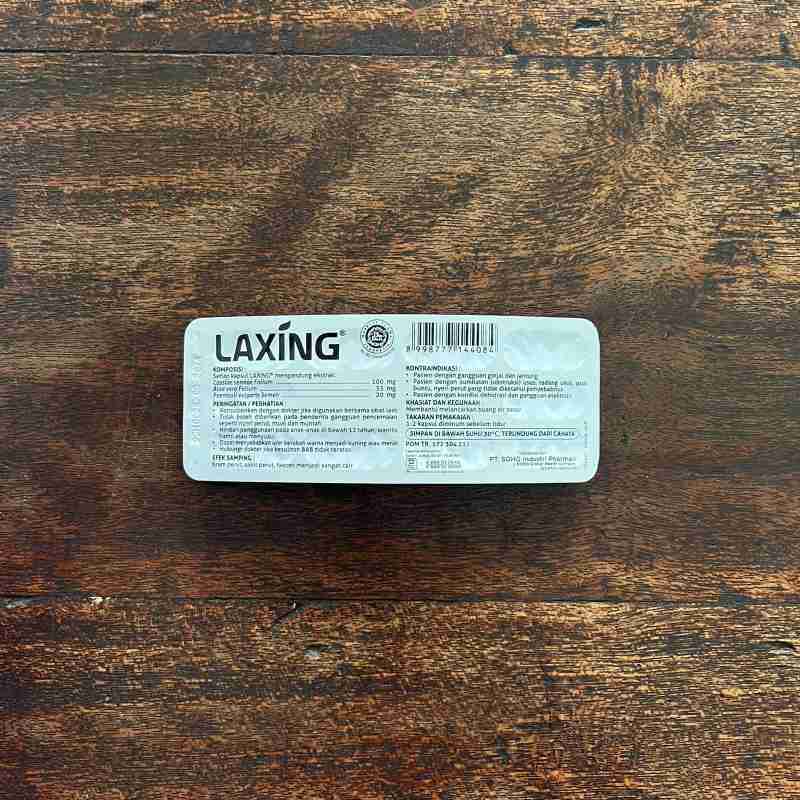 Jual Laxing Membantu Buang Air Besar Strip Isi 10 Kapsul Di Seller Apt ...