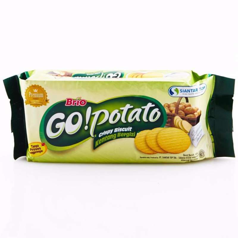 Jual Brio Go Potato Biskuit Kentang Rasa Original 60 Gram Di Seller ...