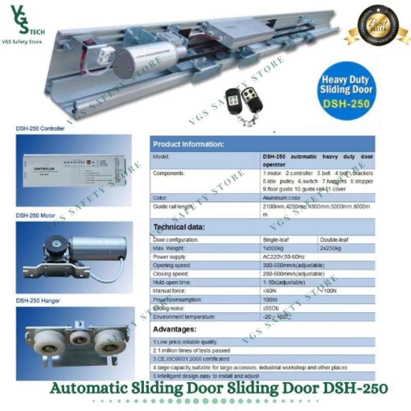 Promo Sliding Door Pintu Automatic Heavy Duty 250 Kg Diskon 33% di ...