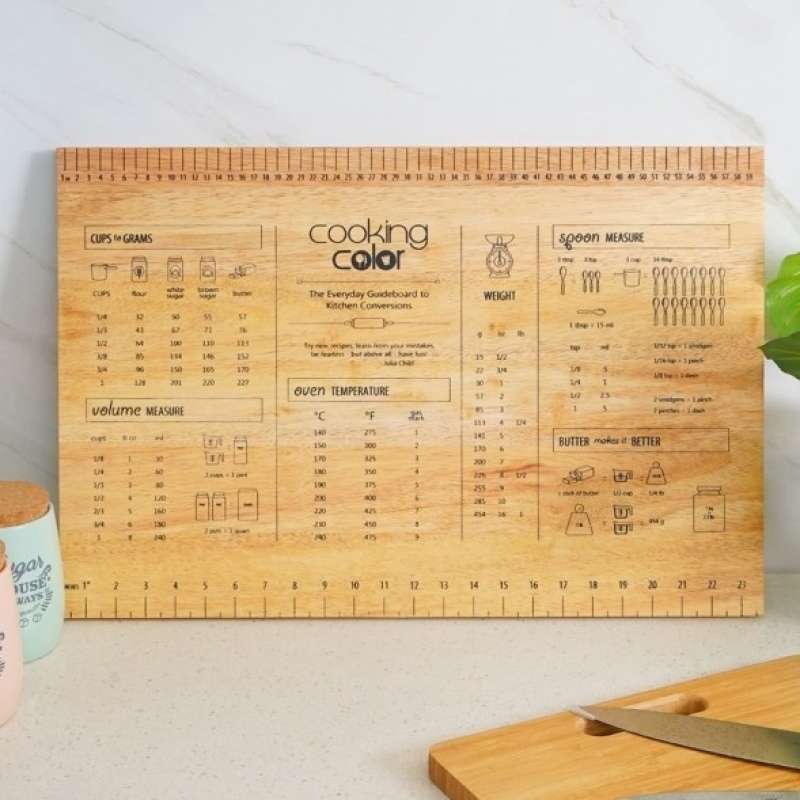 Promo talenan kayu ruler grid 60 x 40 dengan ukuran takaran Diskon 23% ...