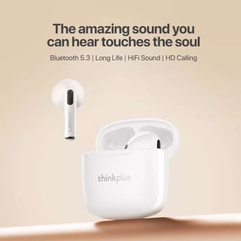 Jual Lenovo Thinkplus Lp1 Tws True Wireless Earbuds Headset Bluetooth 5.3 Di Seller Queen Id ...
