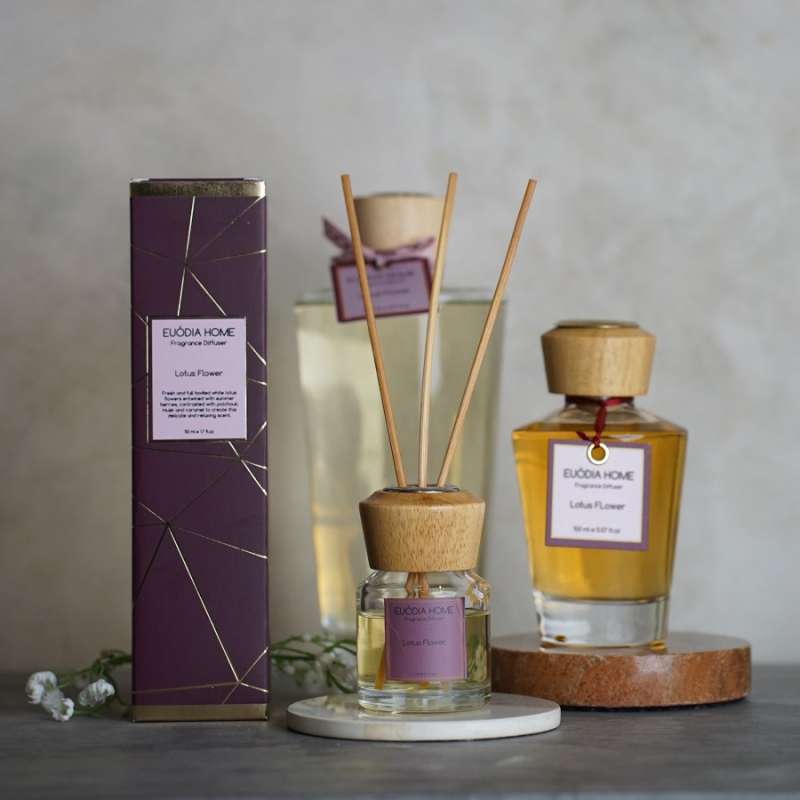 Jual Euodia Home Lotus Flower Fragrance Diffuser 150 ml di Seller ...