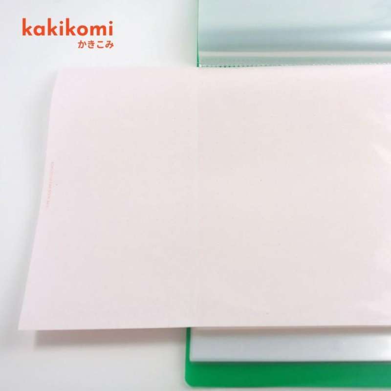 Jual Kokuyo ColorTag Clear Book Map File Folder Dokumen A4 40 Pocket di ...