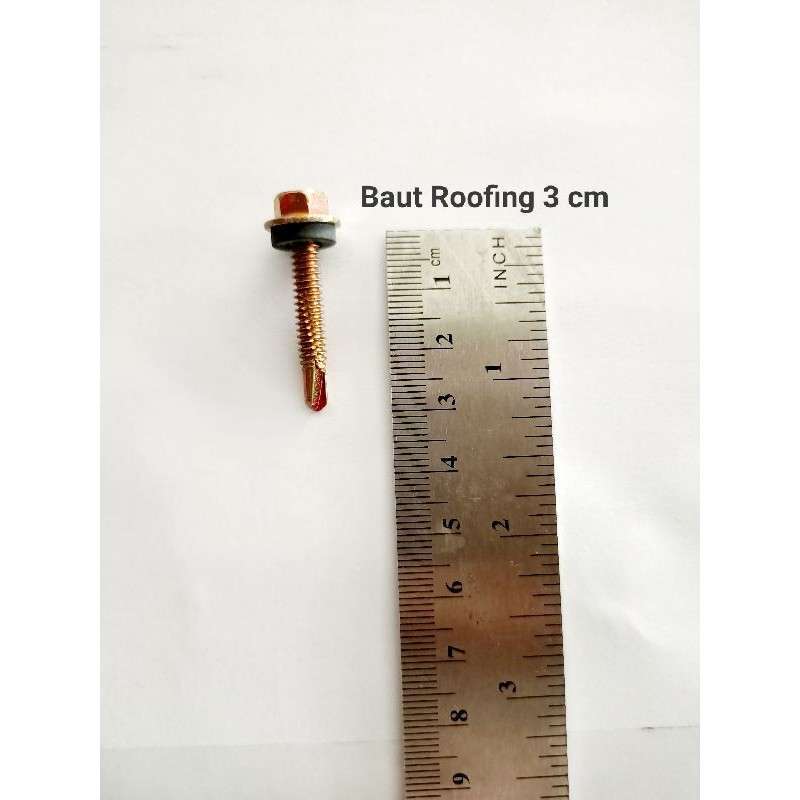 Jual Baut Roving 30mm Sekrup Roofing 3cm (Harga per biji) di Seller ...