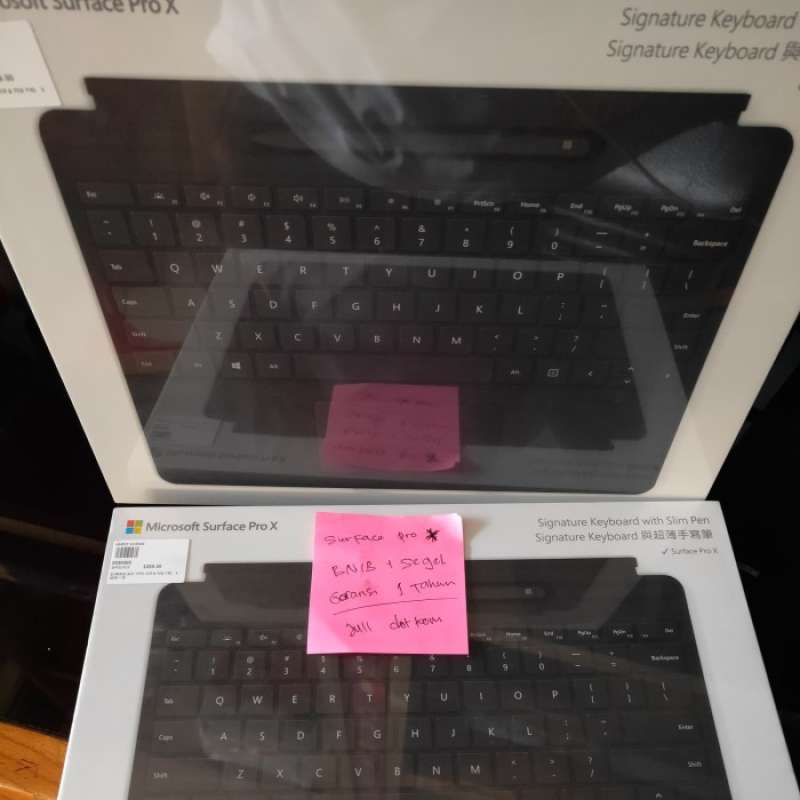 Jual Microsoft Surface Pro X Signature Type Cover keyboard with Slim ...
