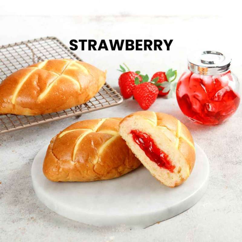 Jual Roti Strawberry Premium Bakery | Roti Manis | Kue Roti Premium Di ...