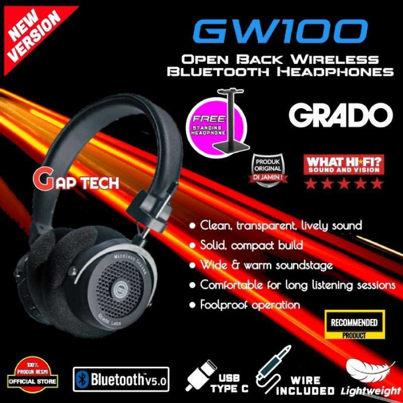 Promo Grado Gw100 / Gw 100 Hi-Fi Open Back Wireless Bluetooth ...