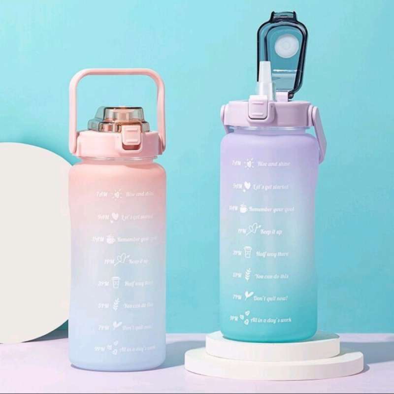 Jual Botol Sultan Botol Viral Botol Penanda Waktu 2000Ml di Seller ROUT ...