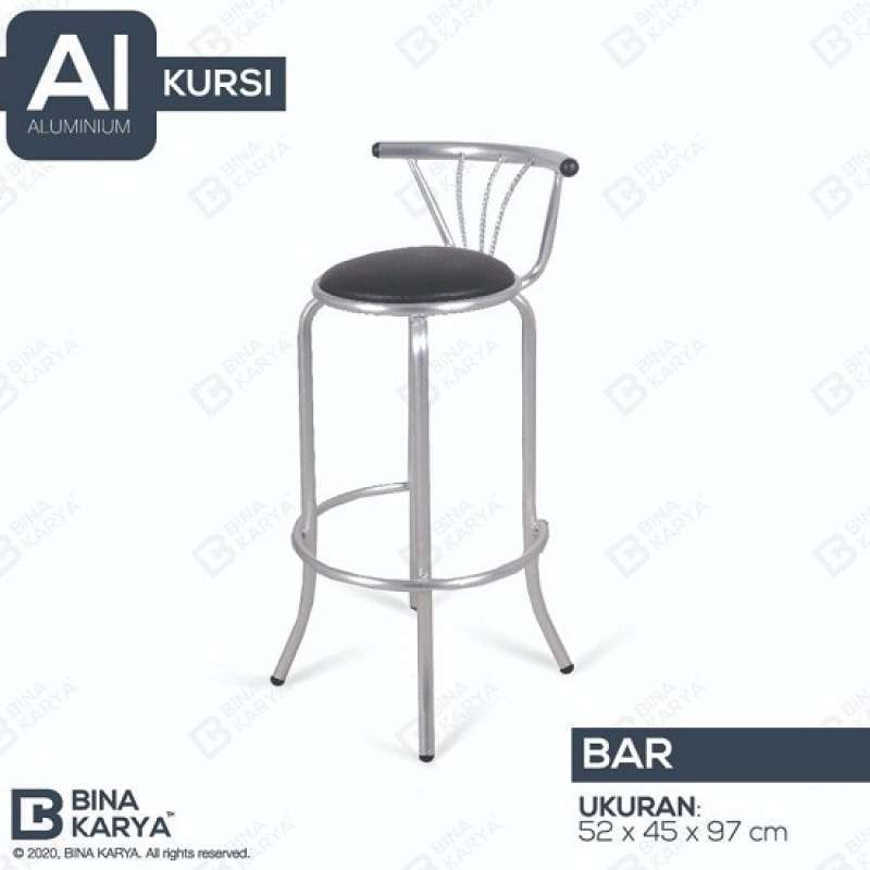 Jual KURSI / BANGKU BAR ALUMINIUM BINA KARYA di Seller HL store - Tugu ...
