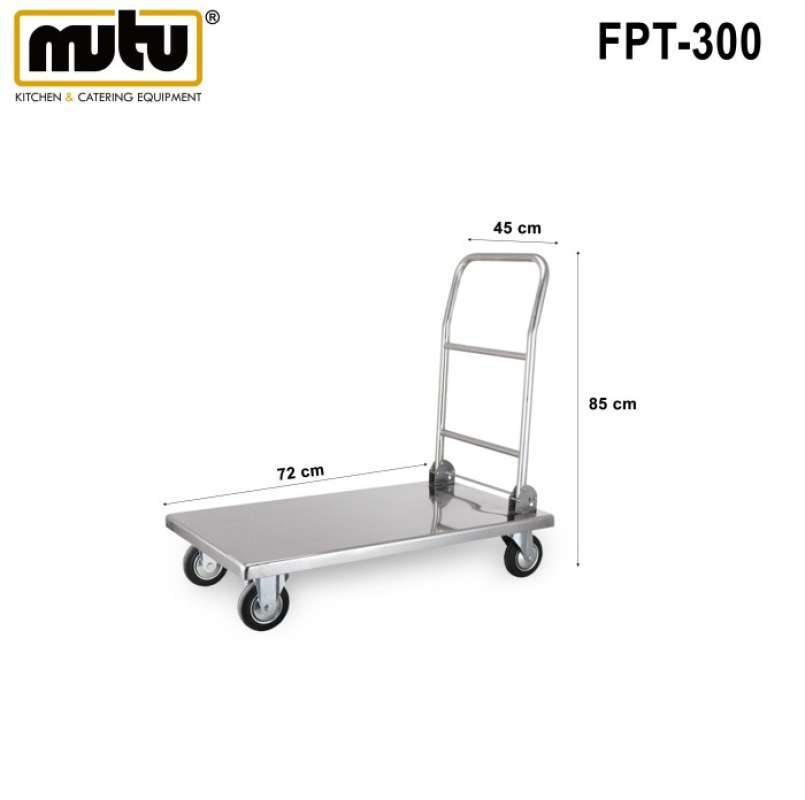 Promo Troli Barang Stainless Steel 201 Foldable Platform Trolley Fpt ...