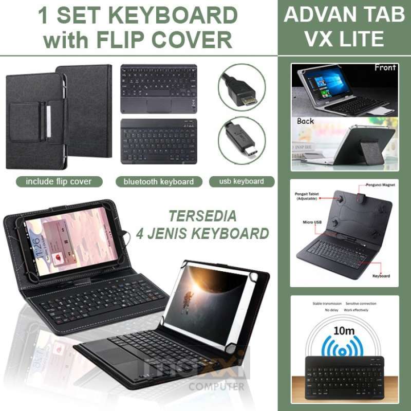 Promo Advan Tab Vx Lite Tablet 10.4 Inci Keyboard Keybord Kibord Papan Ketik Diskon 23% di ...