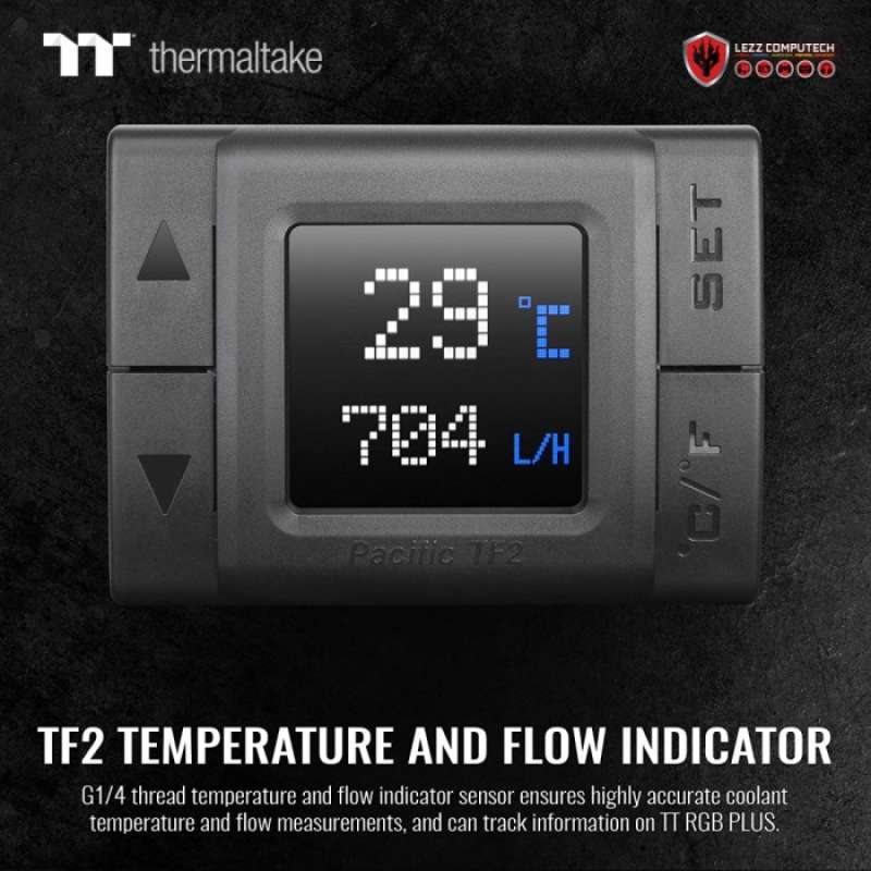 Promo Thermaltake Pacific TF2 Temperature and Flow Indicator - LCD ...