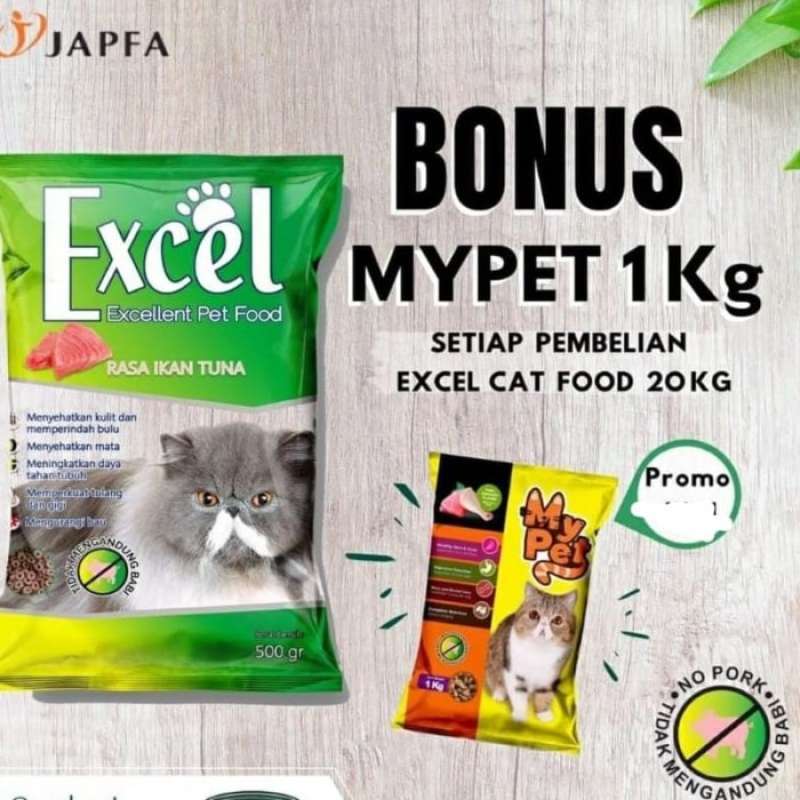 Promo Excel Cat Repacked 10kg (500gr An) (gojek Dan Grab) Diskon 23% Di ...