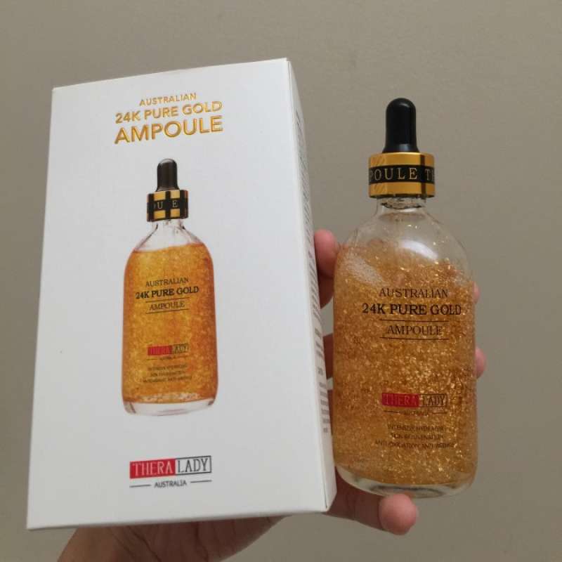 Promo Thera lady 24k pure gold ampoule 100ml- from Australia Diskon 23% ...