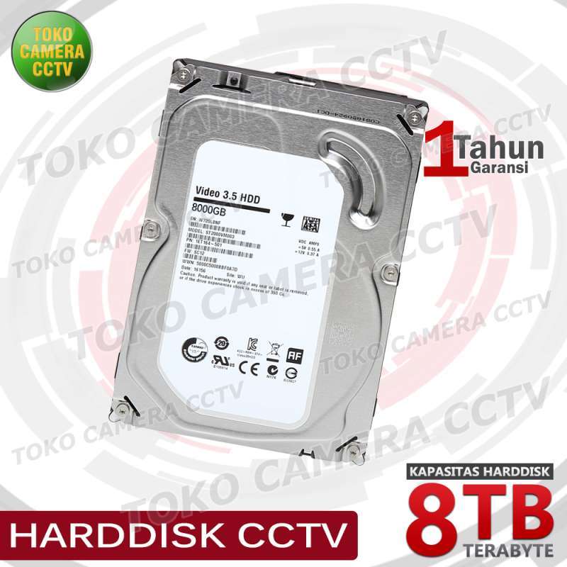 Jual HARDDISK CCTV 8TB SATA INTERNAL HARDISK HDD 8 TERRA BERGARANSI di ...