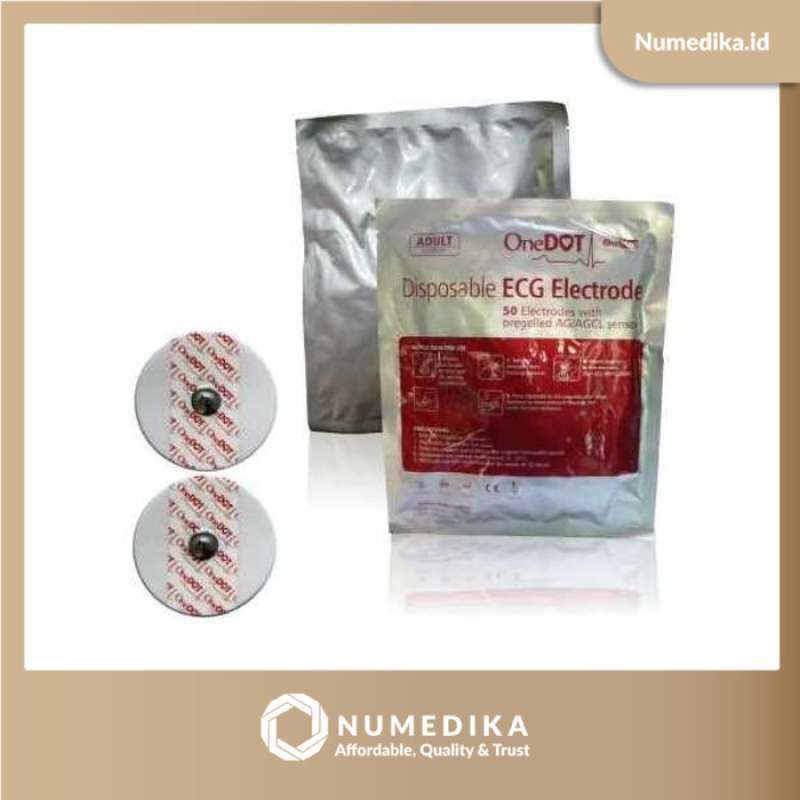 Jual Onedot Ecg Electrode Disposable Adult/ Ecg Electroda Dewasa Onemed ...