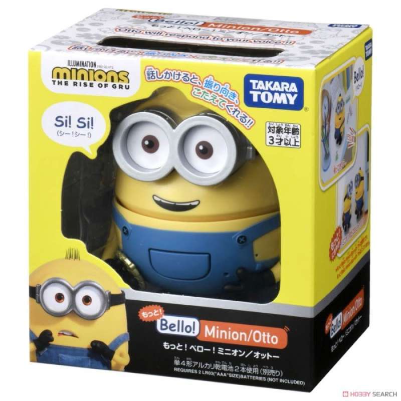 Jual Takara Tomy Bello Minion Otto Interactive Toy Original Minions ...