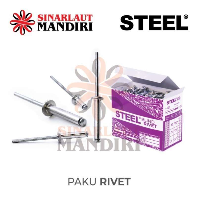 Promo Paku Rivet Steel / Paku Rivet Alumunium / Blind Rivet Steel 550 ...
