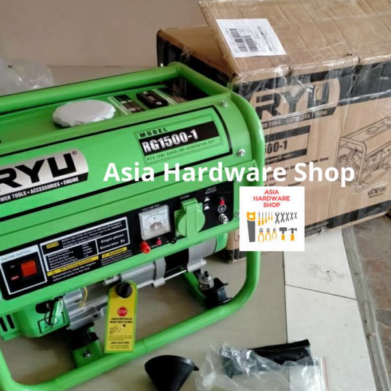 Promo Ryu Tekiro Mesin Genset Gasoline Generator Set Rg 1500-1 1000 ...