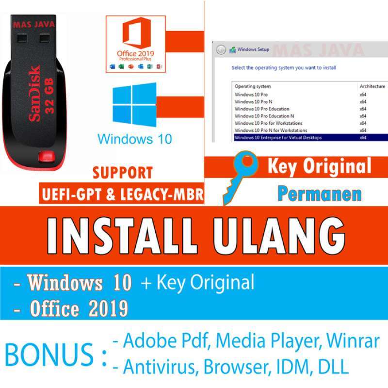 Daftar Harga Windows 10 Installer 🔥 Original & Spesifikasi Lengkap ...