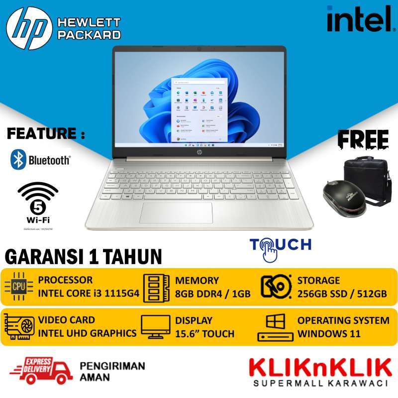 Jual Laptop Hp 15 Intel I3 1115g4 16gb 1tb Ssd 15 Hd Windows 11 - 16gb ...