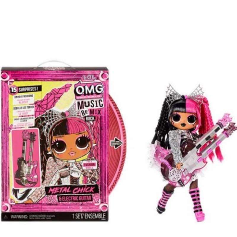 Jual Lol Surprise Omg Remix Rock Metal Chick With Electric Guitar-15 ...