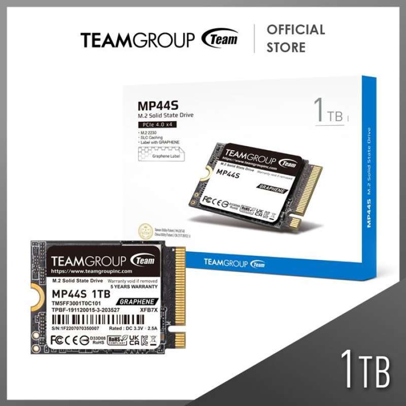 Jual Teamgroup Ssd M.2 2230 Mp44s 1tb (1000gb) Pcie Gen4x4 With Nvme Di ...