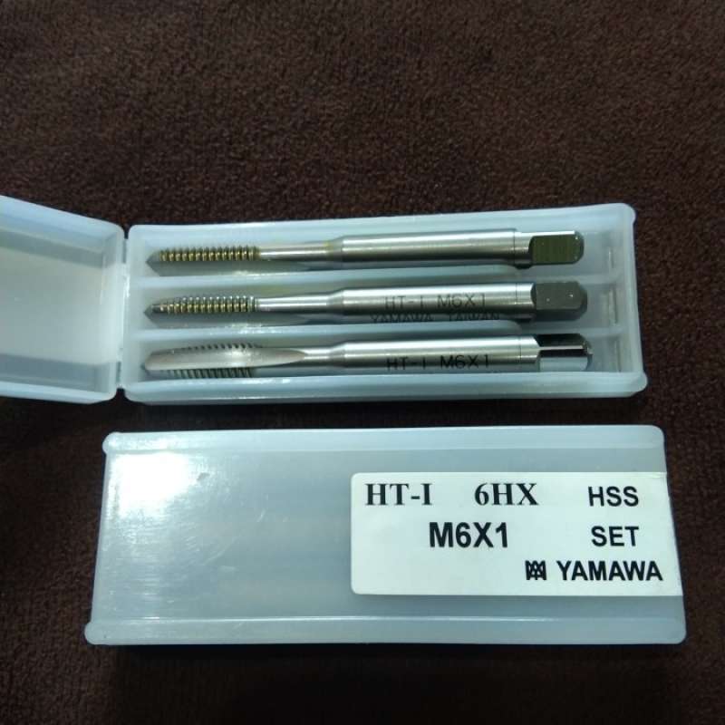 Promo Hand Tap M6 X 1 Yamawa Original Baru..1 Set Isi 3 Pcs Diskon 26% Di Seller Sodi Shop ...