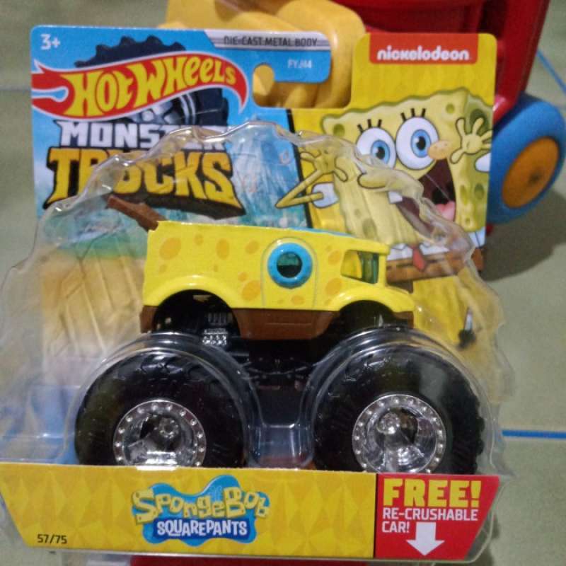 Promo Hotwheels Hot Wheels Monster Trucks Truck Spongebob Square Pants ...
