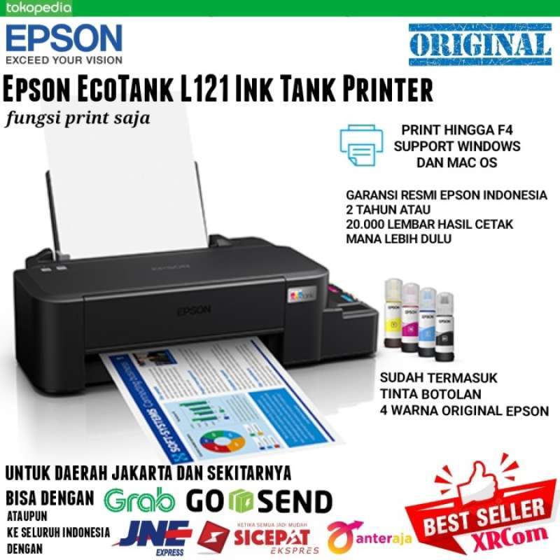 Promo Printer Epson L121 Pengganti Printer Epson L120 Diskon 23% di Seller Richter Store ...
