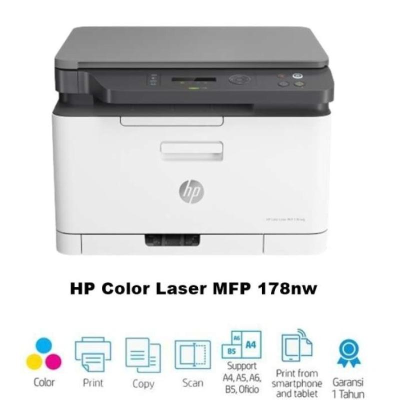 Promo Printer Hp Laserjet Mfp 178nw Laser Color Mfp 178 Nw Mfp178 Nw Diskon 23% Di Seller ...