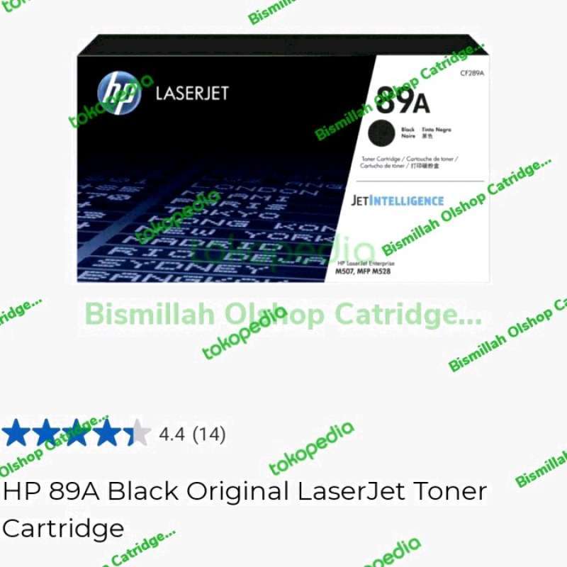Promo Hp 89A Black Original Laserjet Toner Cartridge Original Diskon 23 ...