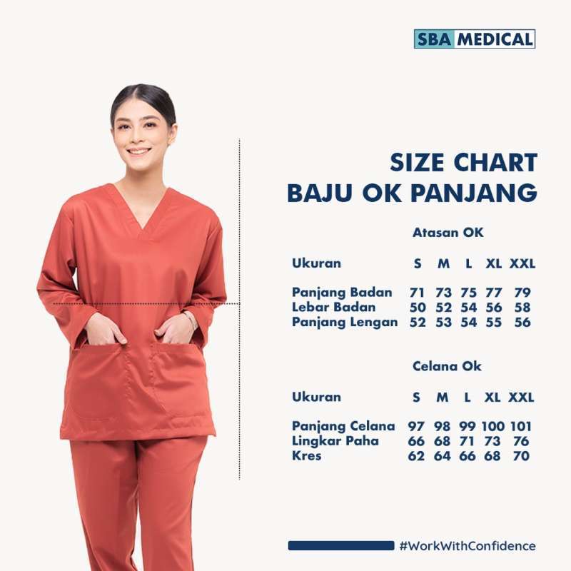 Jual Sba Medical - Scrub Ok | Baju Ok | Scrub | Ok Lengan Panjang ...