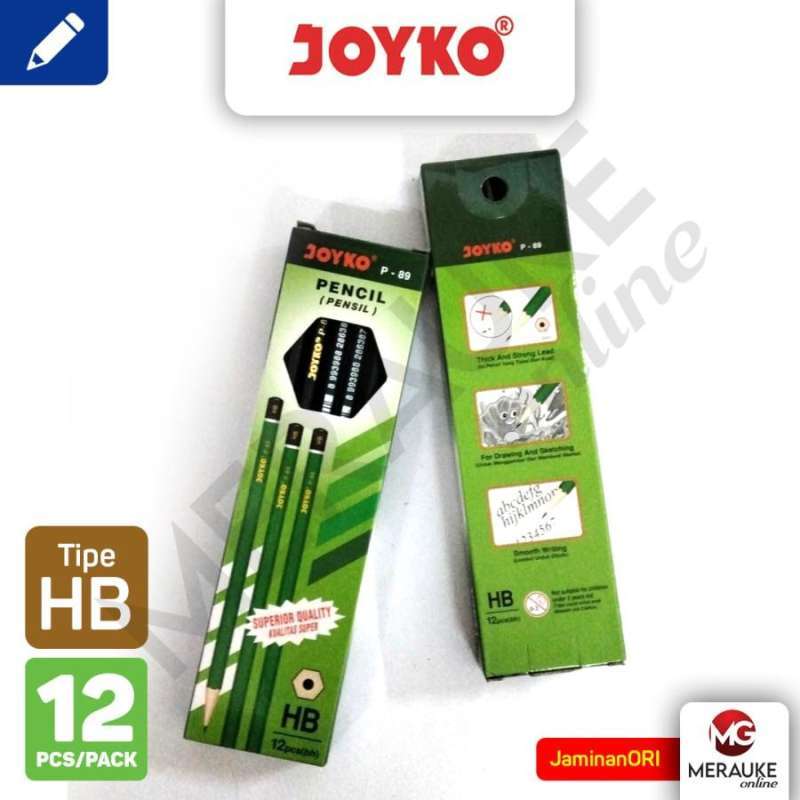 Jual Pensil Joyko P-89 | HB | 1 Box 12 Pcs di Seller Merauke Online ...