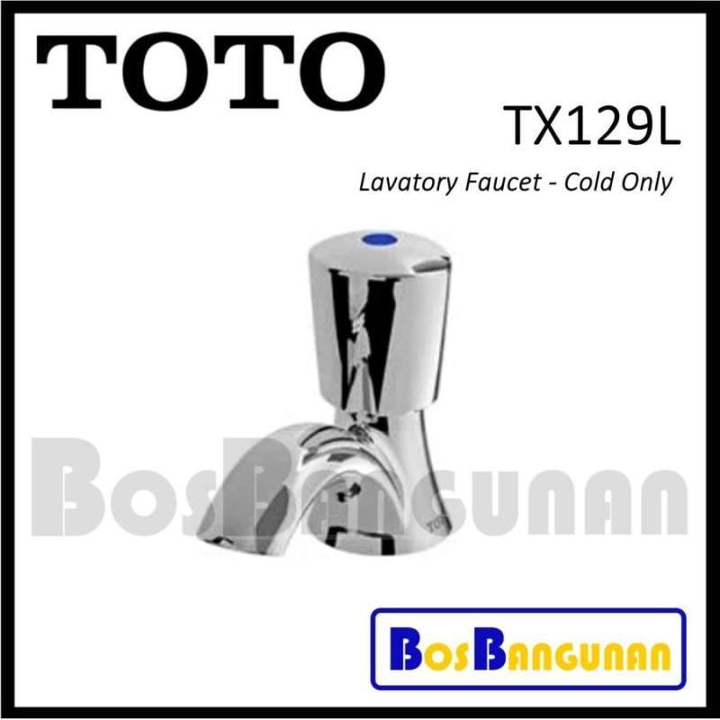 Jual Kran Wastafel Toto Tx129l Cold Only Lavatory Tap Toto Tx 129 L Di ...