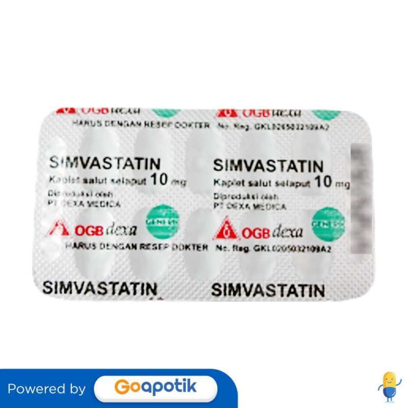 Jual Simvastatin Ogb Dexa Medica 10 Mg Strip 10 Tablet Di Seller Apotek ...