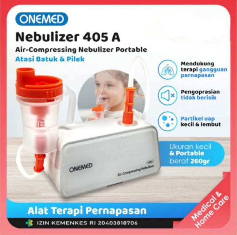 Promo Onemed Nebulizer Nebul Terapi Uap Pernafasan Asma Bronkitis ...