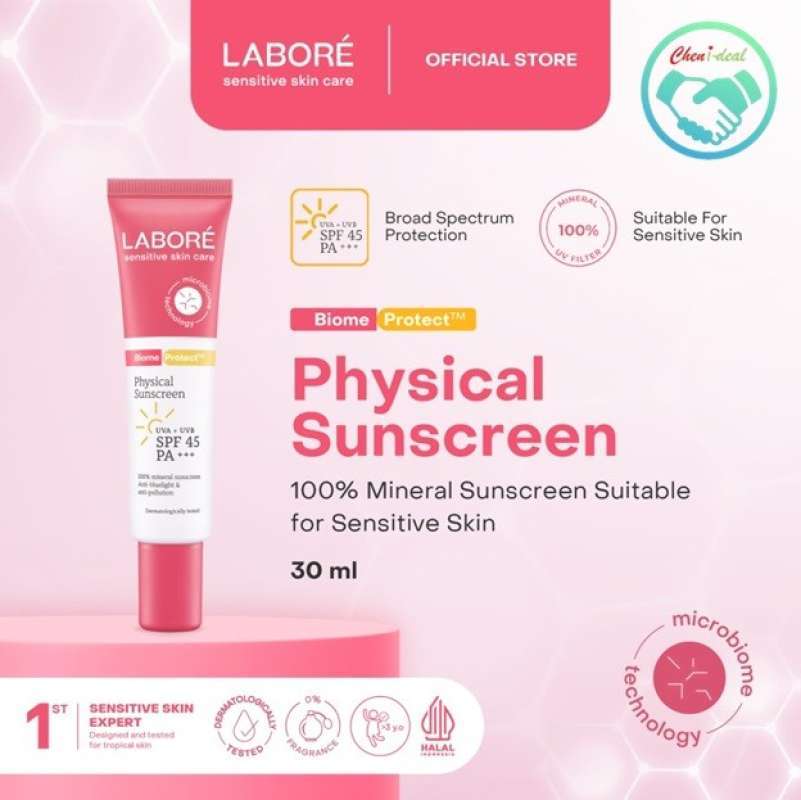 Promo LABORE Biome Protect Physical Sunscreen - Mineral Sunscreen ...