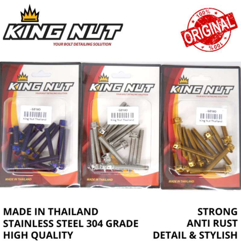Promo Set Baut Cvt Genio Probolt Stainless Steel King Nut Thailand ...